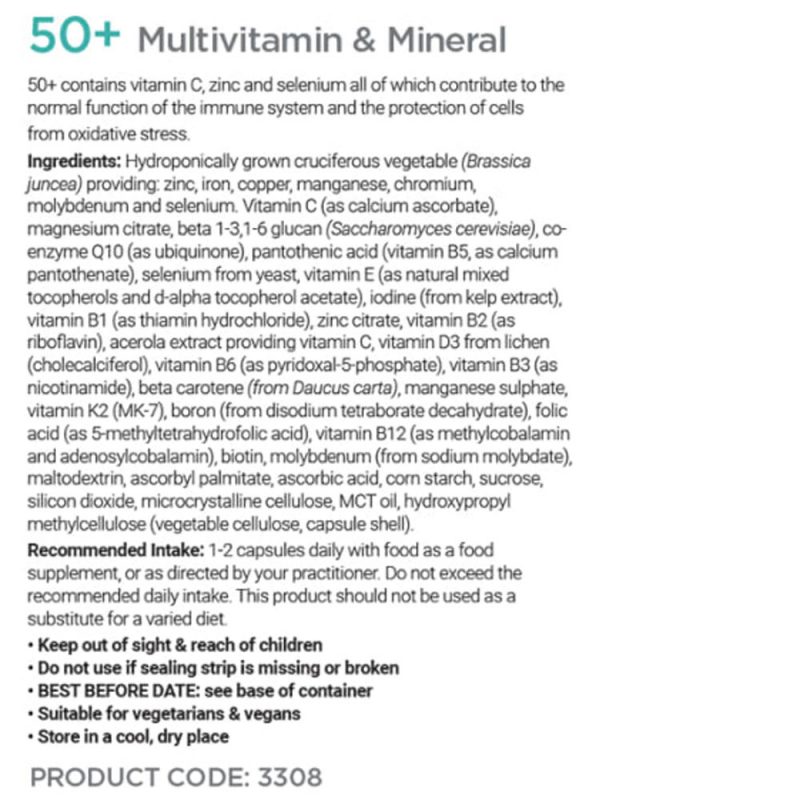 Cytoplan 50+ a Multi-Vitamin Supplement with CoQ10 | Vegan